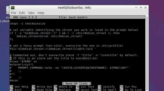 Remove / hapus Header To run a command as administrator (user "root ...