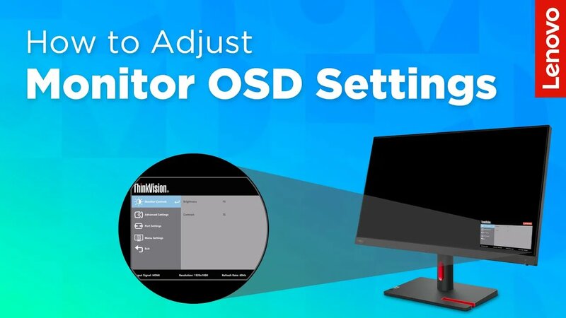 How to Adjust Monitor OSD (On-screen Display) Settings - Yandex Video ...