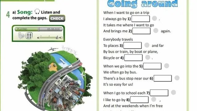 Excel 6 module 9 p110 Going Around Song text ver - Смотреть онлайн в ...
