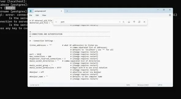 How to Fix PostgreSQL Connection to Server at Localhost (::1) Port 5432 Failed Connection ...