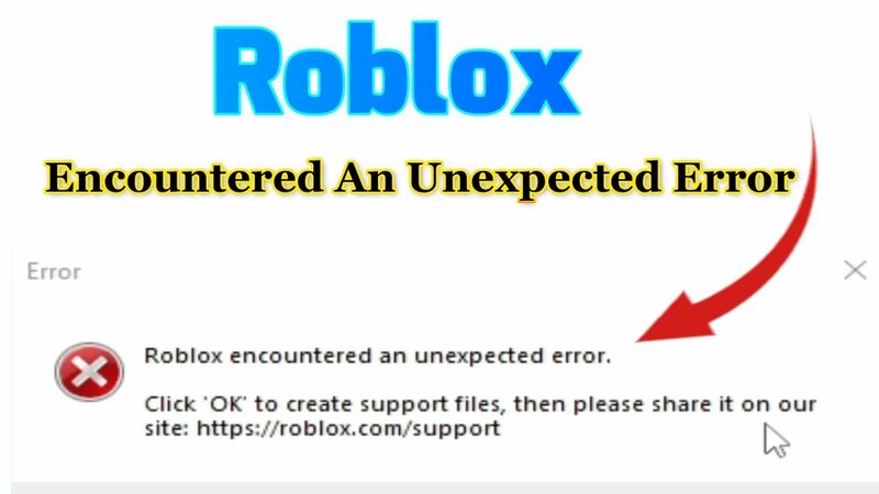 How to fix Roblox Encountered An Unexpected Error click ok to create ...
