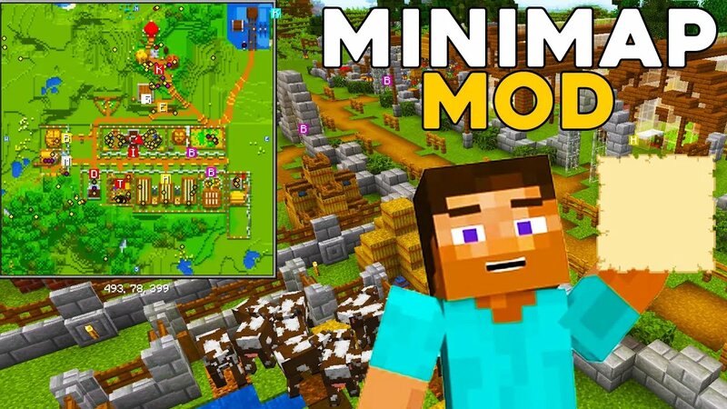 THE MOST Important MOD IN Minecraft: Minimap MOD!! Minecraft: Xaero's ...