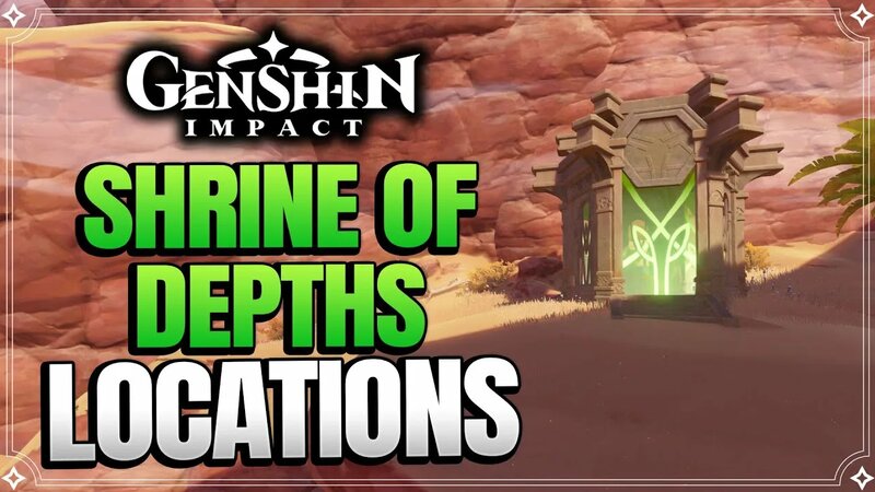 All Sumeru Dendro Shrine Of Depths Locations Part 2 |【Genshin Impact ...