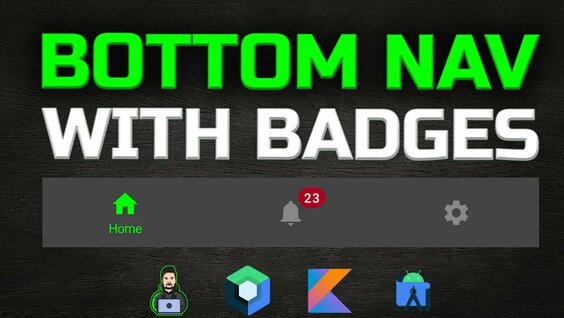 How to Make A Bottom Navigation With Badges in Jetpack Compose - Android Studio Tutorial - EroFound