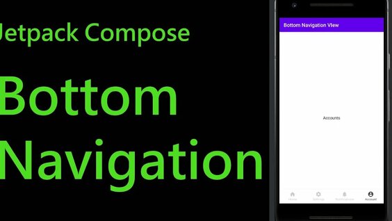 Bottom Navigation in Jetpack Compose | Kotlin | Android | Jetpack Compose | Vision Android ...