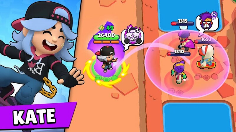NEW KATE Brawler! HER Hypercharge IS Insane Brawl Stars 2025 Funny ...