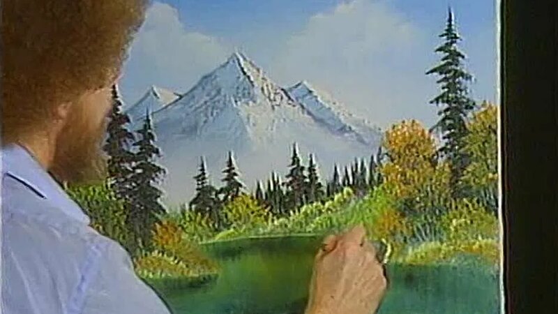 Bob Ross - The Joy of Painting - S02e01 - Meadow Lake — Видео от Боб ...