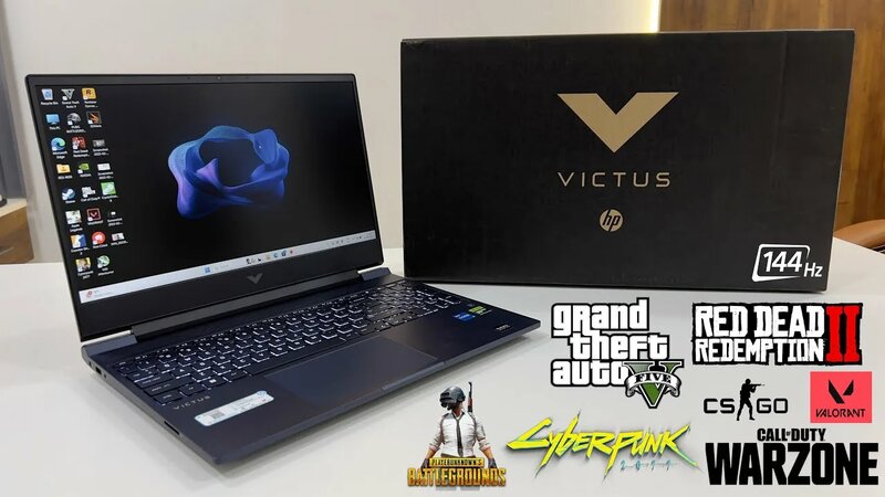 HP Victus 2025 - i5 13420h + RTX 4050 - Unboxing + 7 Games Tested ...