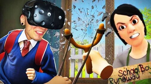 Сбежал ОТ Родаков в VR и ЭТО Правда Страшно!! (Schoolboy Runaway VR ...