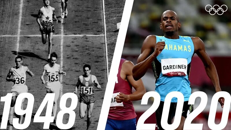Olympic running icons! ‍ Arthur Wint vs Steven Gardiner | Then & now ...