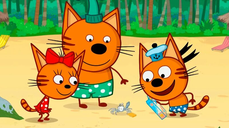 ТРИ КОТА - Морское путешествие Трёх котиков - Три кота Мультик для ...