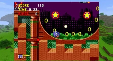 Minecraft x Sonic The Hedgehog - Spring Yard Zone Remix - Смотреть ...