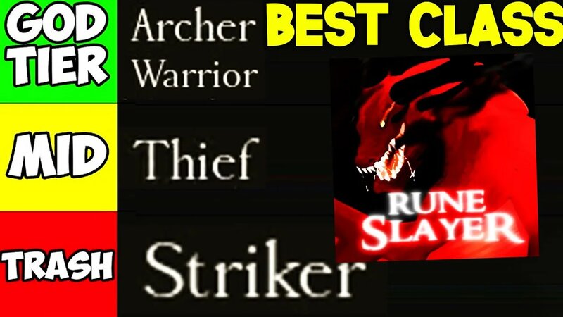 RUNE Slayer Class TIER LIST! (Best Class) Roblox - Смотреть онлайн в ...