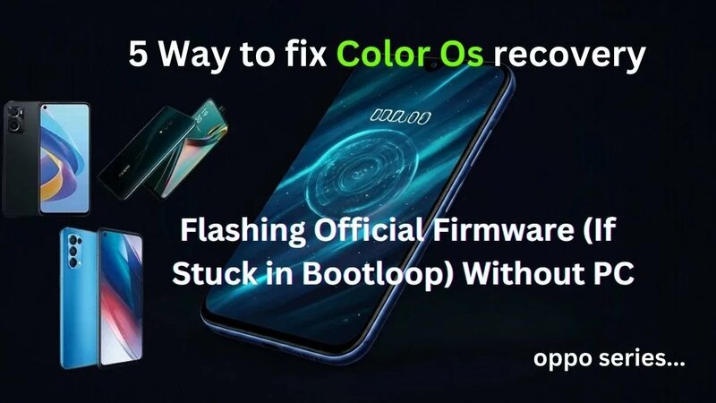 How to Fix ColorOS Recovery Problem in Oppo | Stuck in Recovery Mode ...