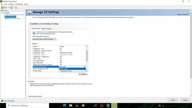 How to set PhysX Configuration in Nvidia Control Panel on Windows 10 ...