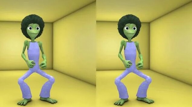 Learn Colors With Funny Alien Dance Dame Tu Cosita & El Taiger Me ...