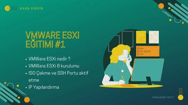 VMWare ESXi #1 VMWare nedir ESXi 8 kurulumu Lisanslama ve İşletim ...
