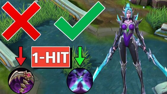 Revamped karina new one hit build is here!! | mlbb | revamped karina ...