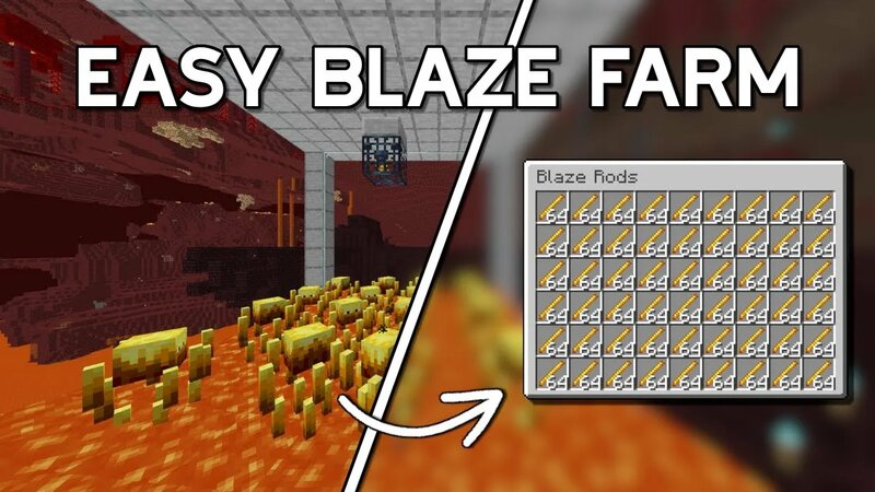 EASY Blaze xp FARM Tutorial Minecraft 1.21.4 [+1,200 RODS /hr] !BEST ...