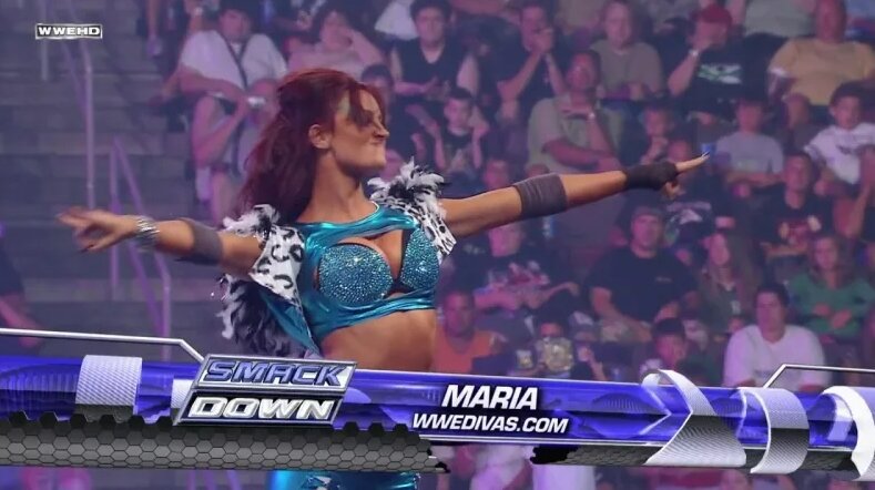 WWE SmackDown 2008.08.01 - Maria Kanellis vs Victoria — Видео от WWE ...