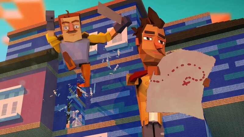 Minecraft | Hello Neighbor - Secret MAP TO THE Grave!? (Hello Neighbor ...