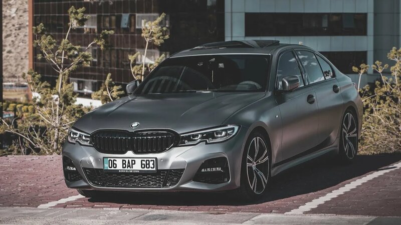 BMW G20 320i First Edition M Sport Graphite Metallic Matt Wrap Trailer ...