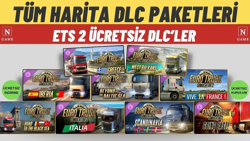 ETS 2 Ücretsiz Harita DLC’leri Nasıl İndirilir? | DLC Kurulum Rehberi ...