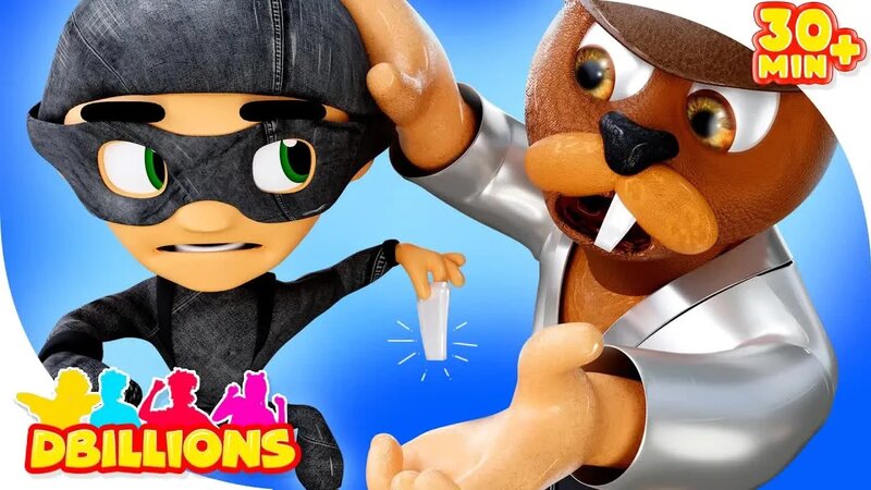 Trrr-ra-ta-ta! Hello Beaver | Mega Compilation | D Billions Kids Songs ...