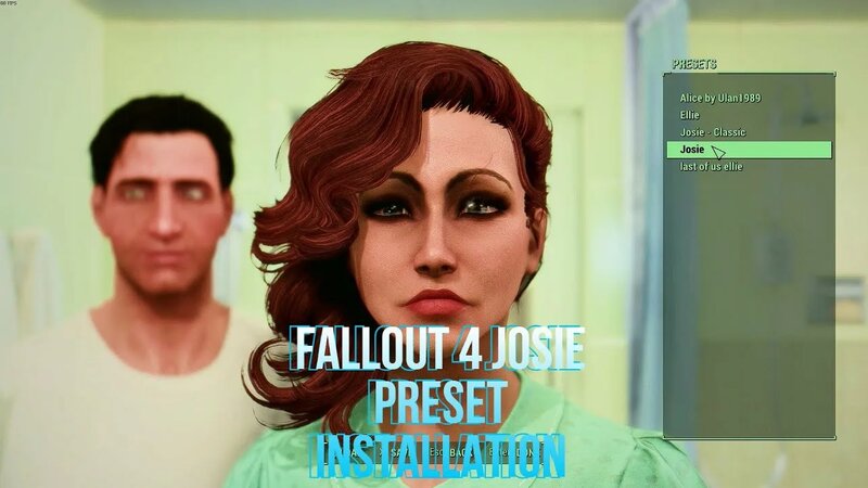 How to install the josie preset face and body for fallout 4 - Смотреть ...