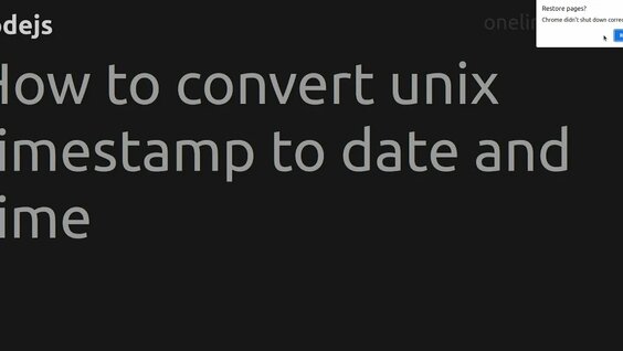 convert timestamp to date: 1 bin video Yandex'te bulundu
