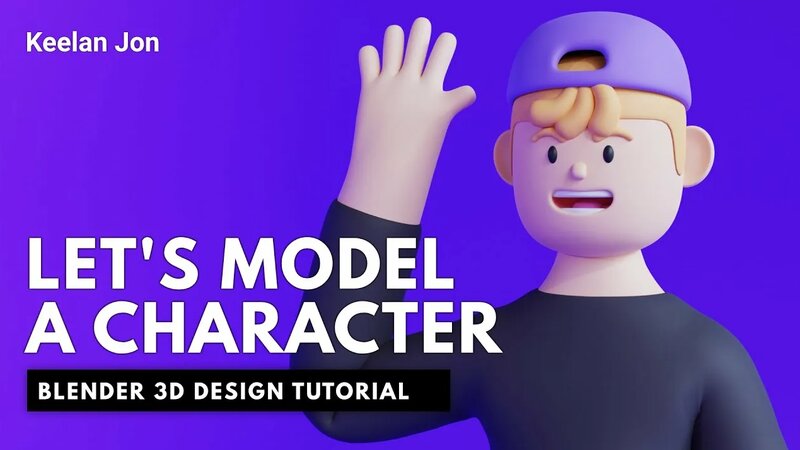 Blender Character Modeling Tutorial - Let's Model a Basic Character ...