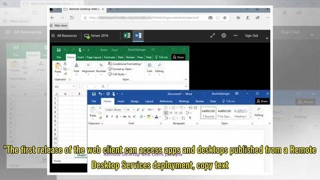 Microsoft releases Html5-based Remote Desktop web client preview ...