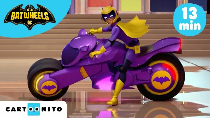 Batwheels Compilation | Batgirl's Motorbike | Cartoonito | Kids Music ...