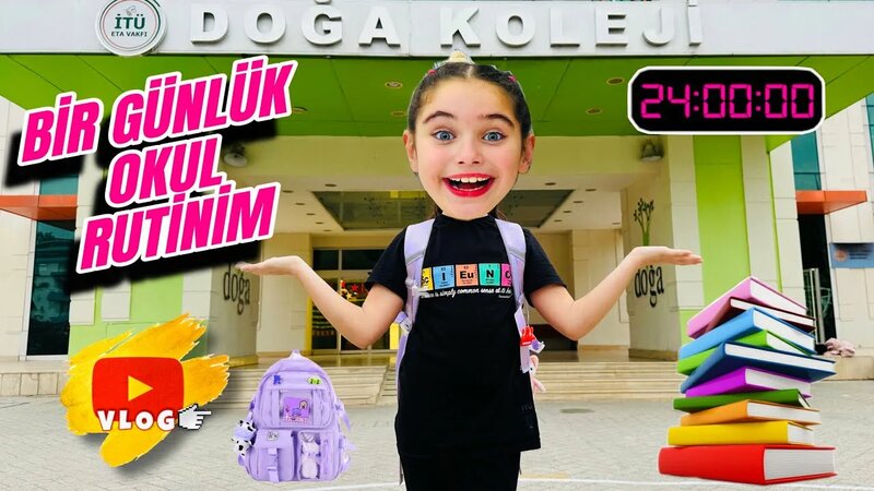 1 day routine vlog at school!! what does elif sinem do all day at school?? - Yandex Video ...