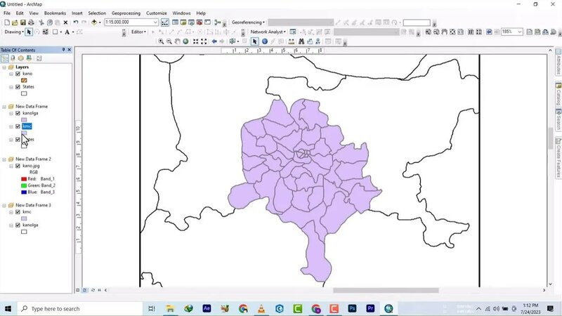 how to create a study area map on arcgis desktop 10.8.2 - Смотреть ...