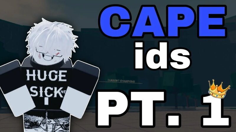COOL CAPE IDS TO USE!! PT. 1 | Roblox The Strongest Battlegrounds ...
