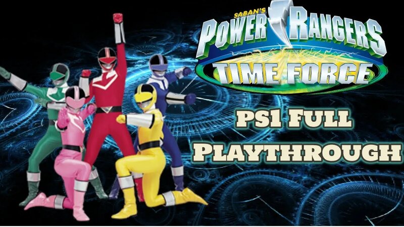 Saban's Power Rangers Time Force PS1 | No Death 100% Playthrough ...