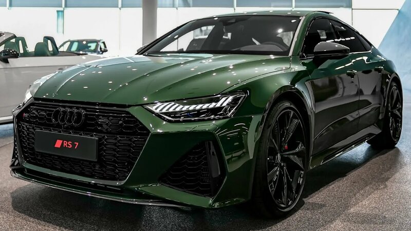 2022 Audi RS7 Sportback in goodwood green pearl effect (600hp) - Sound ...