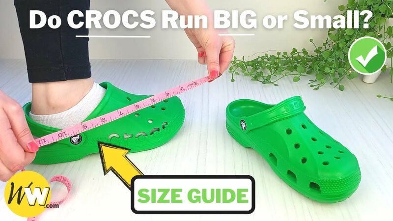 Do Crocs Run BIG? How Crocs Should Fit - Review & Size Guide - Смотреть ...