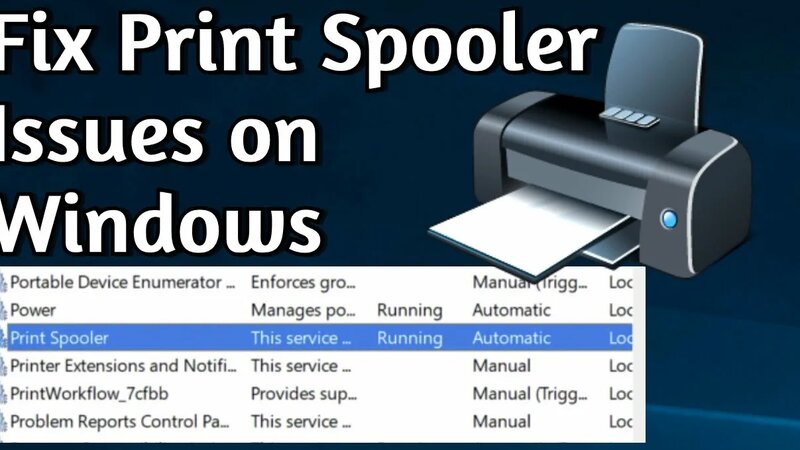 How to Fix Print Spooler Not Running on Windows 11 & 10 | Auto Start ...
