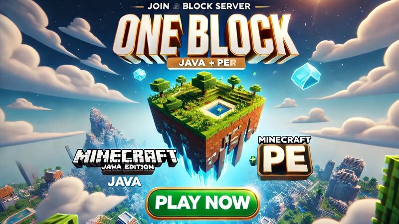 Best One Block Server for Minecraft – Java & PE Tutorial - Yandex Video ...