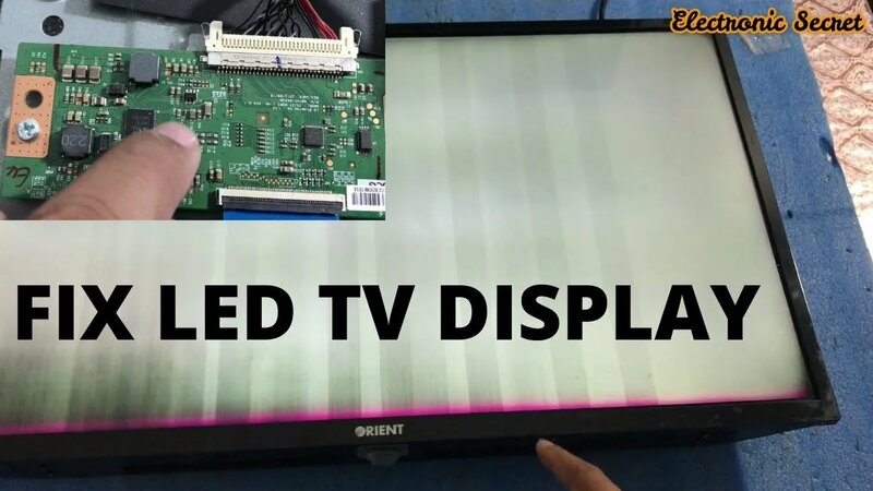 How to fix LED tv display problem || tcon voltages detail - Yandex ...