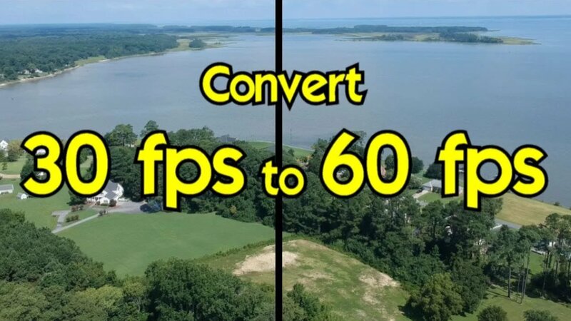 Convert 30 fps to 60 fps using Hybrid - good for drone footage - Yandex ...