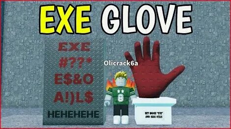 How to get EXE Glove in Killstreak Gloves Button TEST Roblox - Смотреть ...
