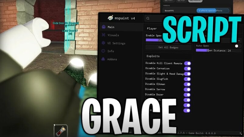 [Spread THE LOVE] Grace Best Script God Mode, Walkspeed And Esp Roblox ...