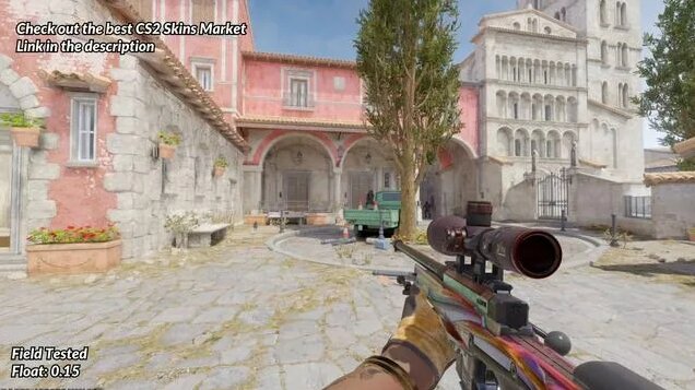 AWP Chrome Cannon - ALL Floats In-Game Showcase | CS2 Kilowatt Case ...