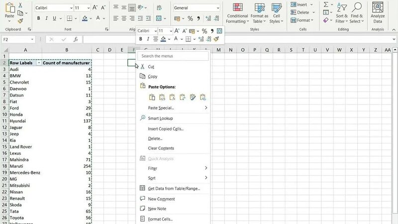 How to convert a pivot table to a regular table in Excel - Yandex Video aramada çevrimiçi izle