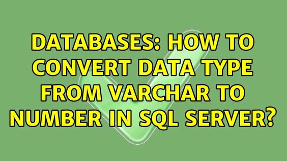 oracle convert varchar to number: 917 video Yandex'te bulundu