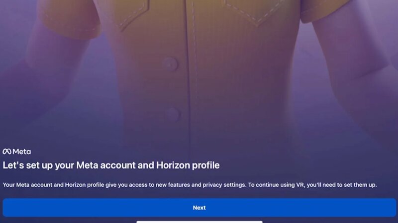 Let’s set up your Meta account and Horizon profile | Meta Quest ...