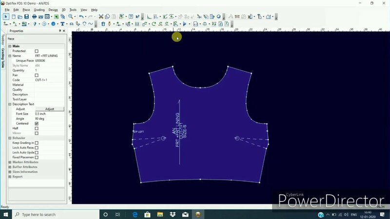 Optitex PDS 2D Tools Pattern Making Video Part 2 By APNI Think - Yandex ...